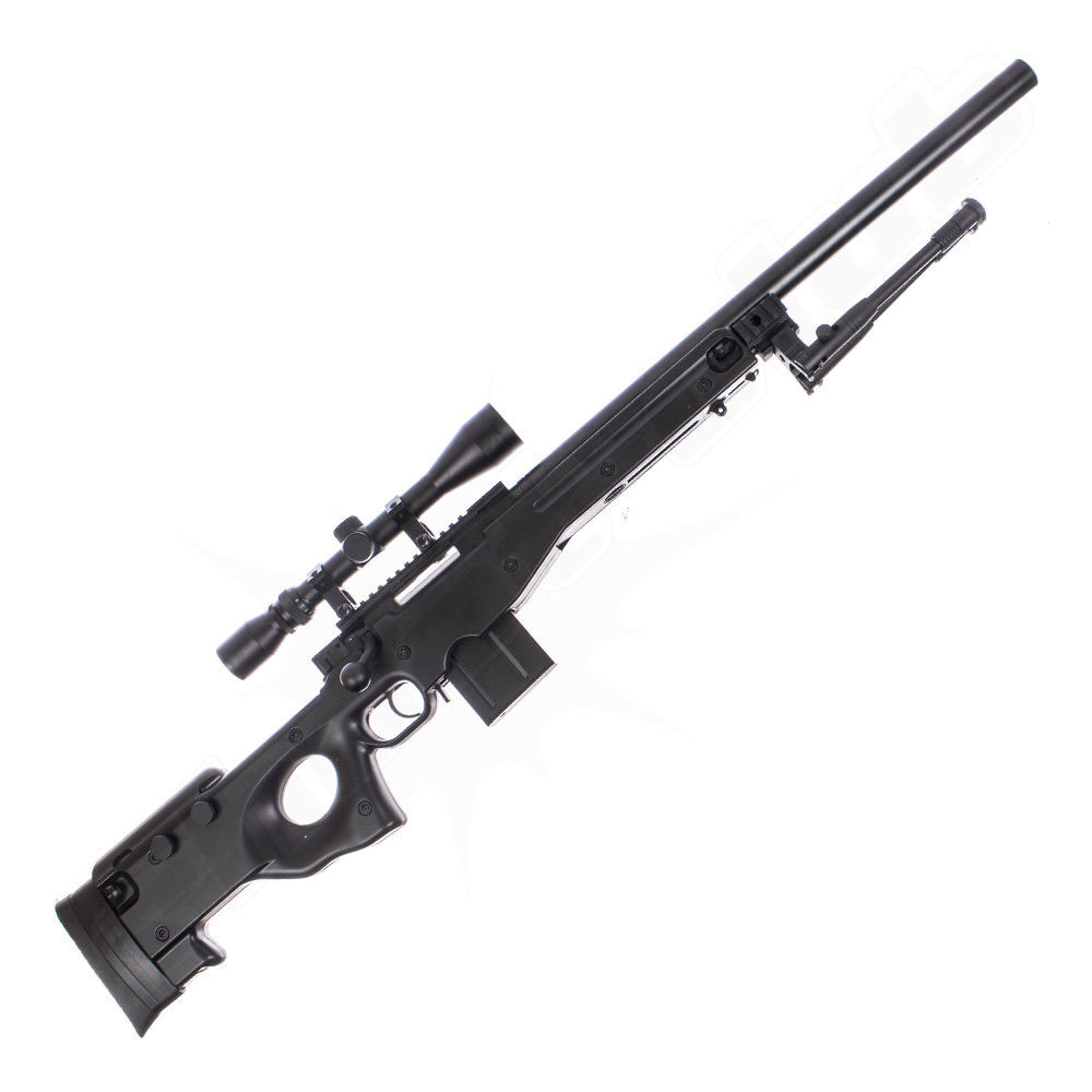 L96 AWP Sniper Rifle Set - Black (Upgraded)
