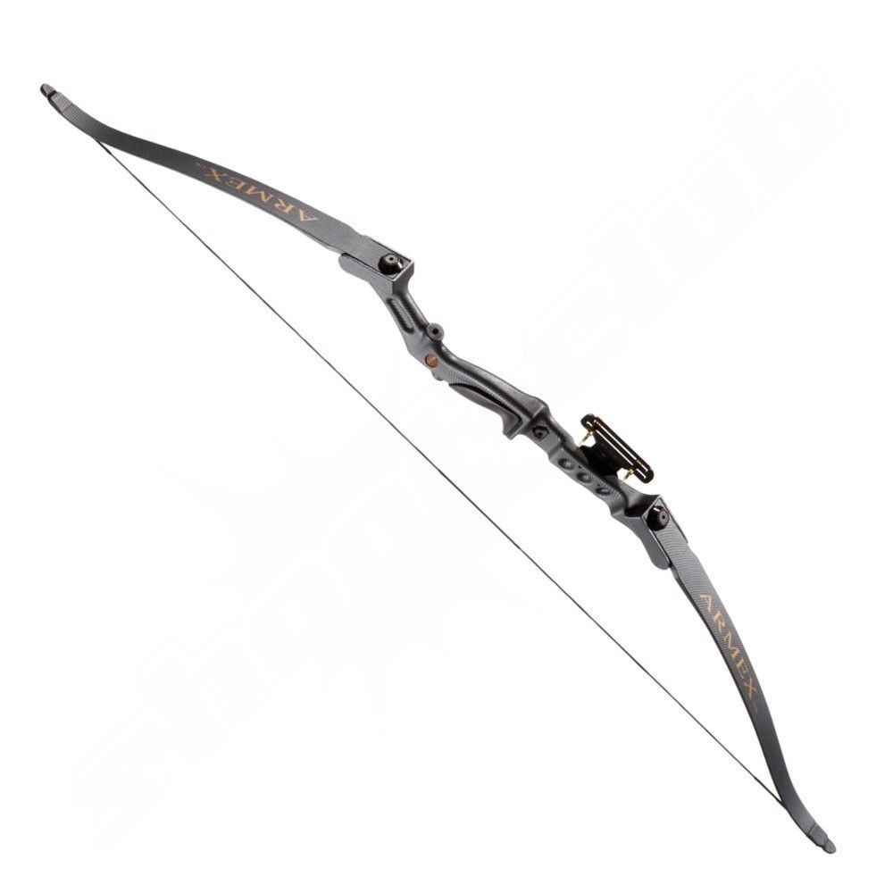 Armex Olympic Recurvebogen Carbon Finish - 40 lbs
