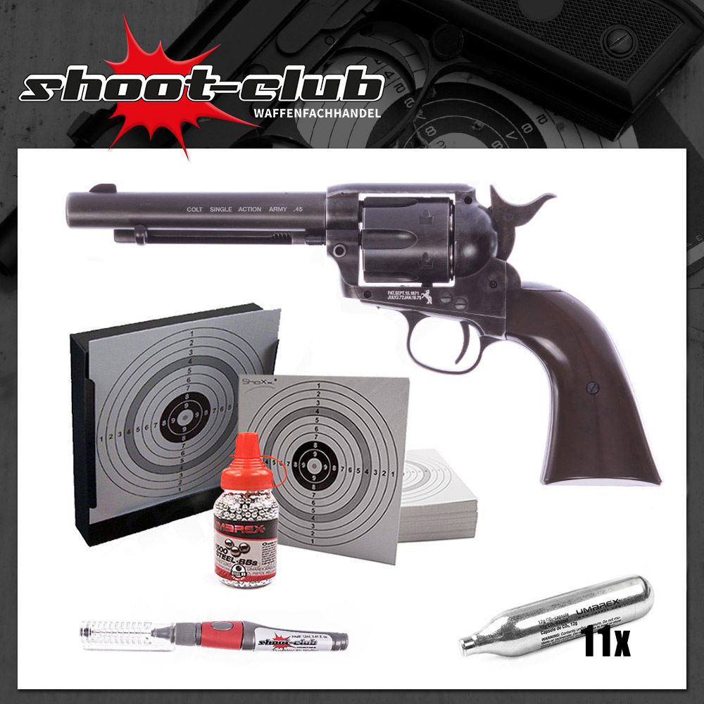 COLT SAA .45 Peacemaker Antique CO2-Revolver 4,5mm BB