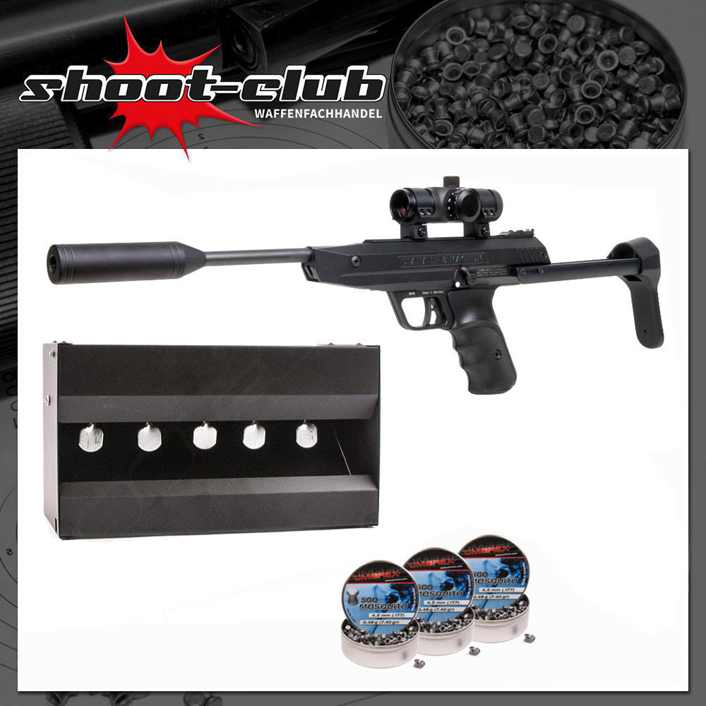 Diana LP8 Luftpistole Magnum Tactical Set 4,5 mm Diabolos - Plinking-Set