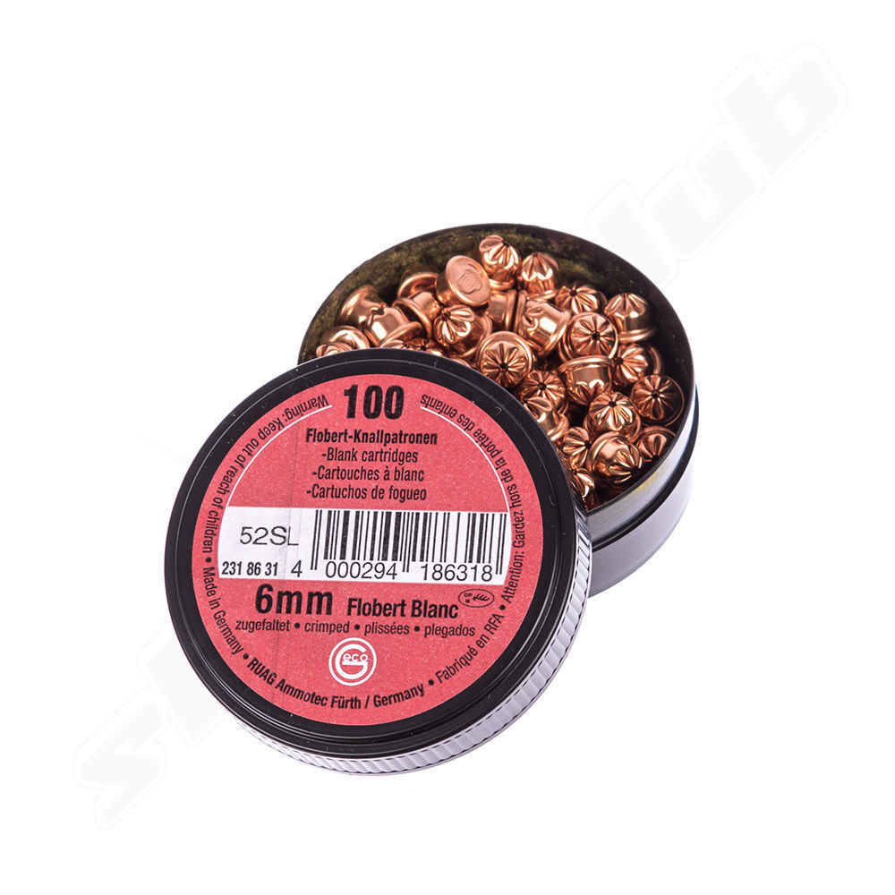 Geco Platzpatronen Kal. 6mm Flobert - 100 Stück