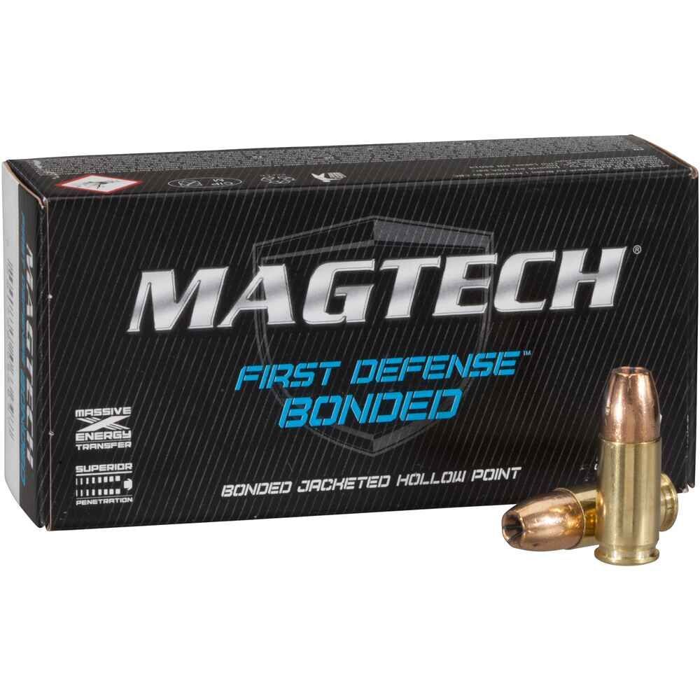 Magtech First Defense Bonded JHP Hohlspitz 9mm Luger 8,0g /124gr