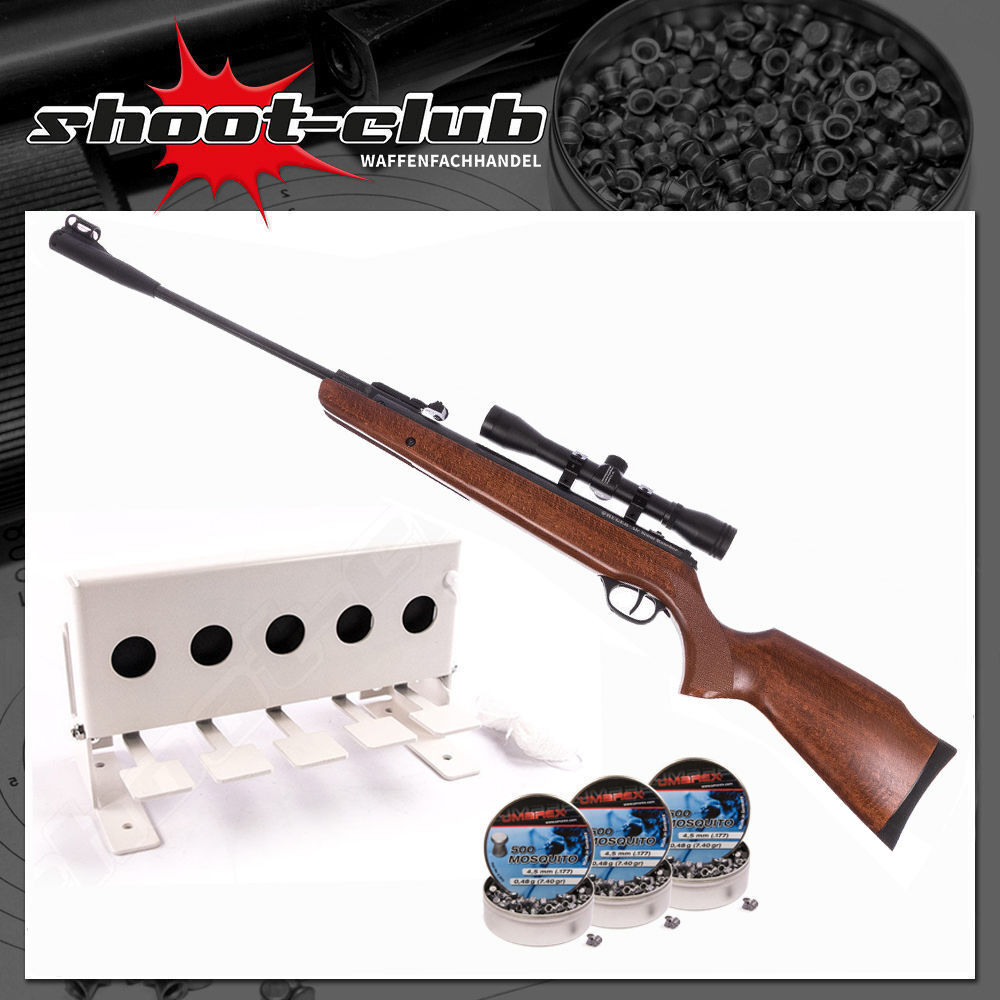 Ruger Air Scout Rancher Kit Luftgewehr Kal. 4,5mm Diabolos im Biathlon-Set