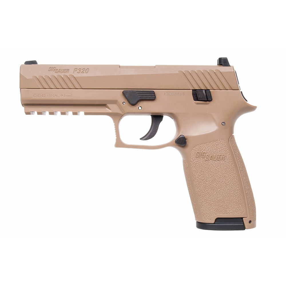Sig Sauer CO2 BlowBack Pistole P320 im Kaliber 4,5mm - coyote tan