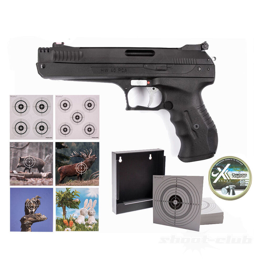 Weihrauch HW 40 PCA Luftdruckpistole 4,5mm Diabolos Set