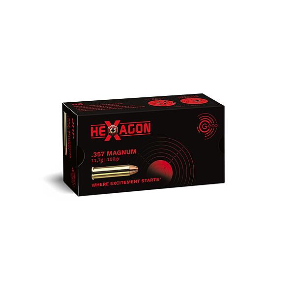 Geco Hexagon Revolver Patronen .357 Magnum