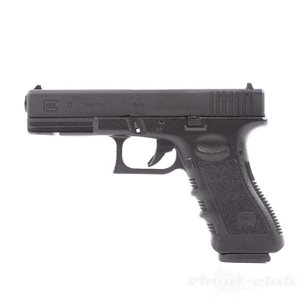 Glock 17 Airsoftpistole GBB Aluschlitten Kaliber 6 mm BB Schwarz