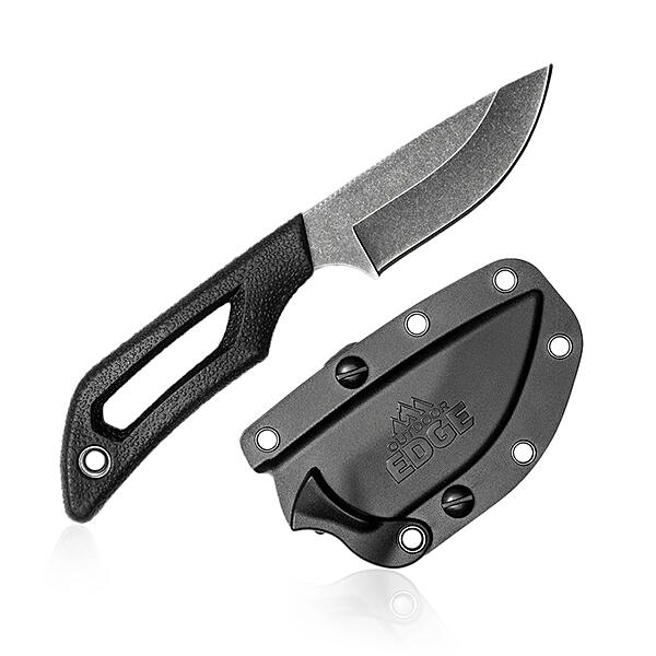 Outdoor Edge Pivot Drop-Point Fulltang feststehende Klinge