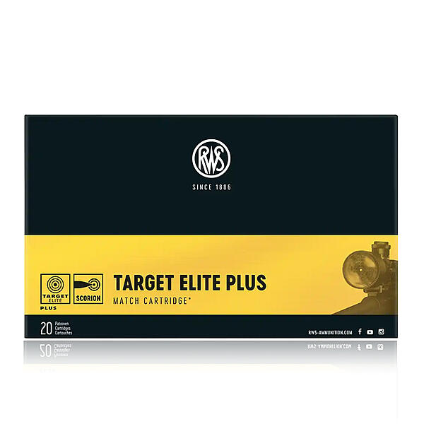 RWS Target Elite Plus Büchsenpatrone .338 Lapua Magnum