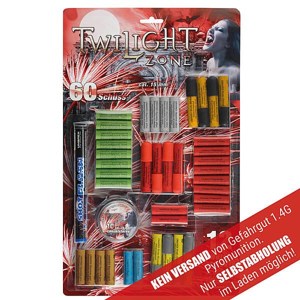 Umarex Twilight Zone Pyrogeschosse Kal. 15 mm für Schreckschusswaffen